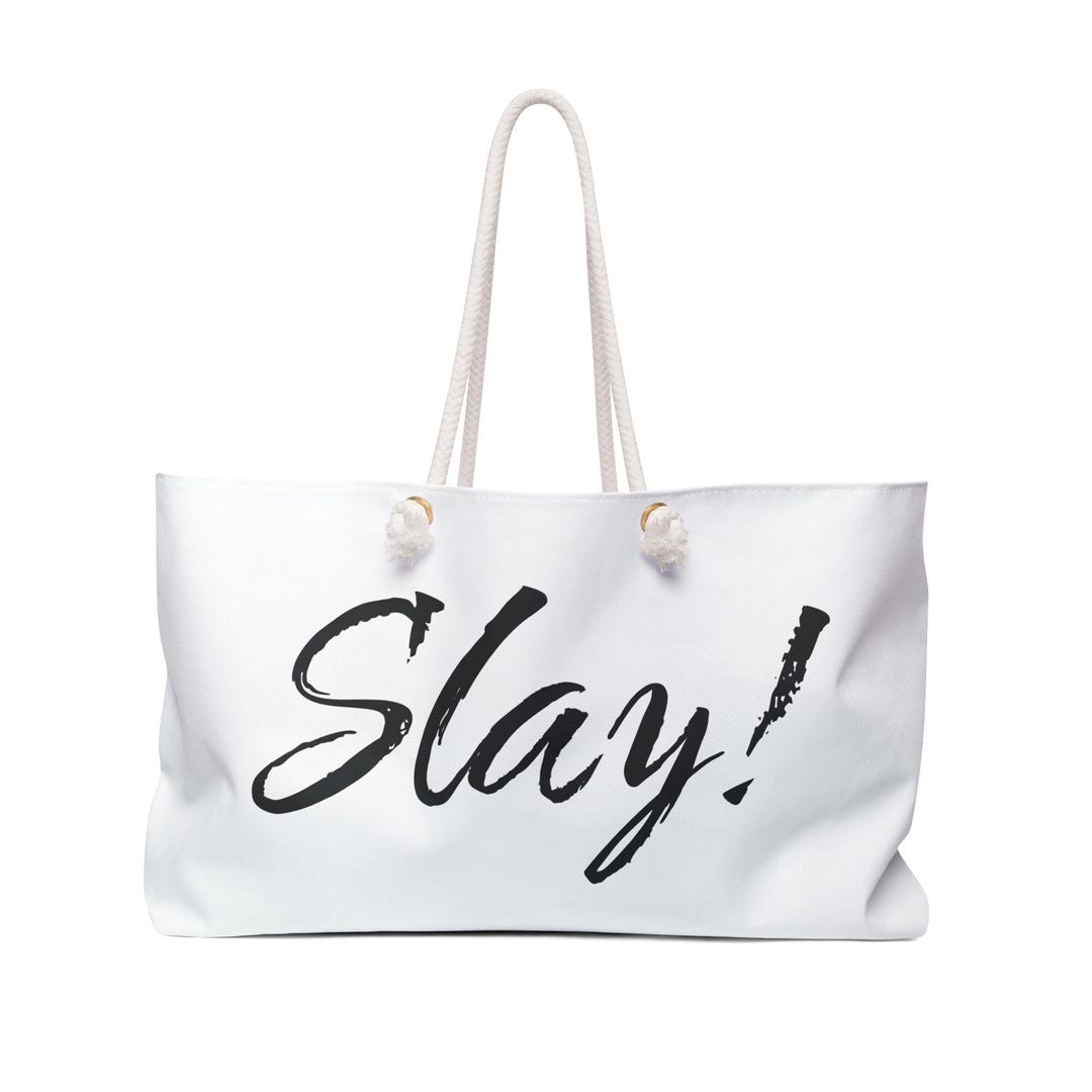 Slay Weekender Bag: Trendy Gen Z Travel Duffel - 24" X 13" - Etsy