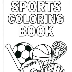 lacrosse coloring book