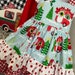 Christmas Camper Dress: Gingham Bow Straps, Festive Cotton - Etsy