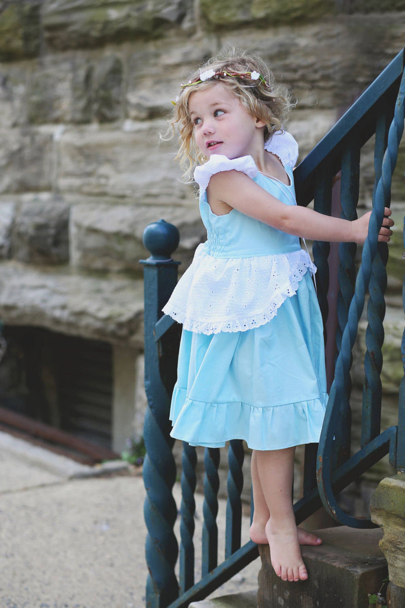 Cinderella Cotton and Eyelet Play Dress - Etsy