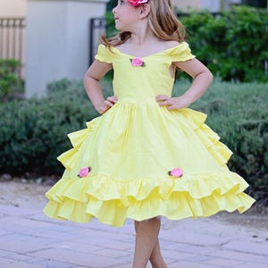 Girls Belle Dress - Etsy