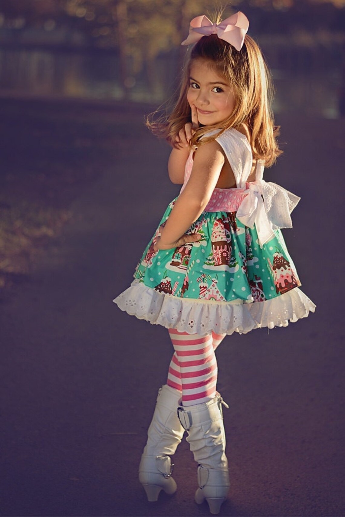 Gingerbread 2 Piece Set Girls Clothing Holiday - Etsy