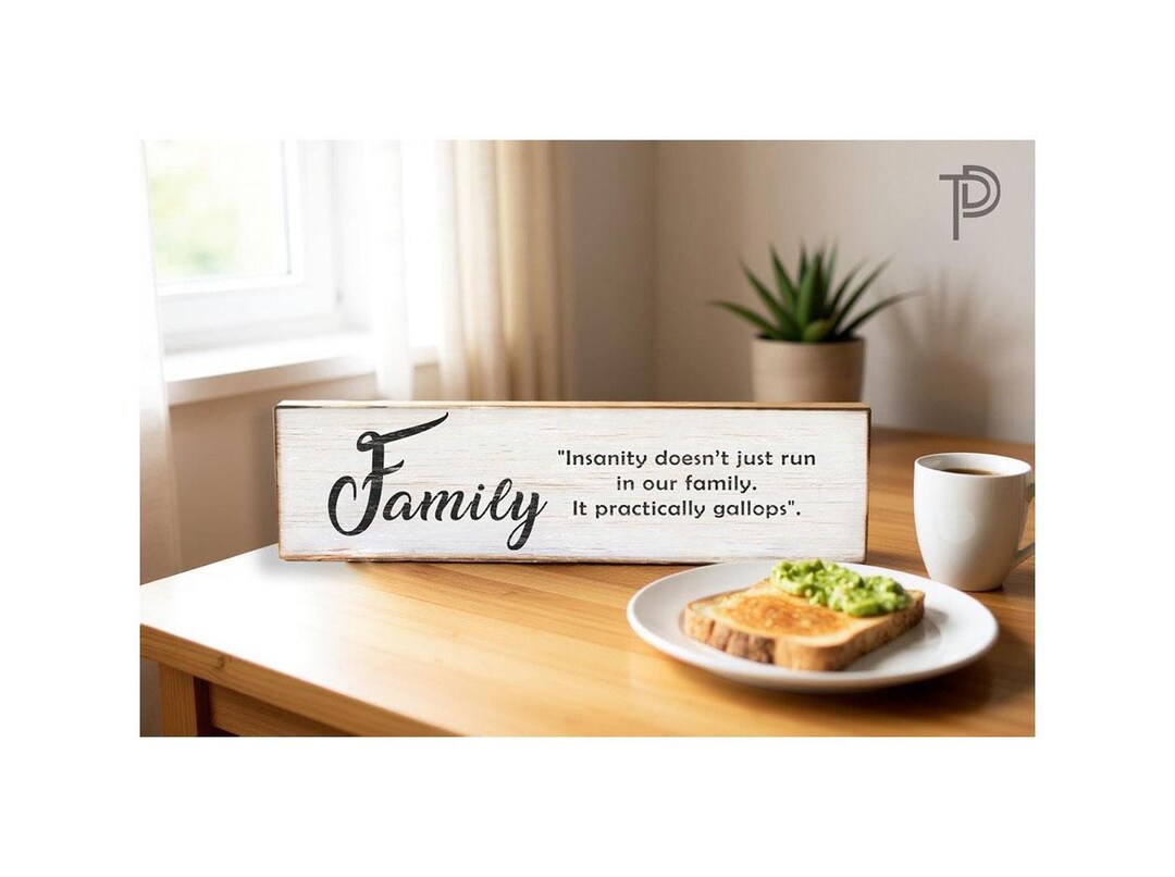 Family Insanity Farmhouse Sign- FREE SHIPPING - Etsy