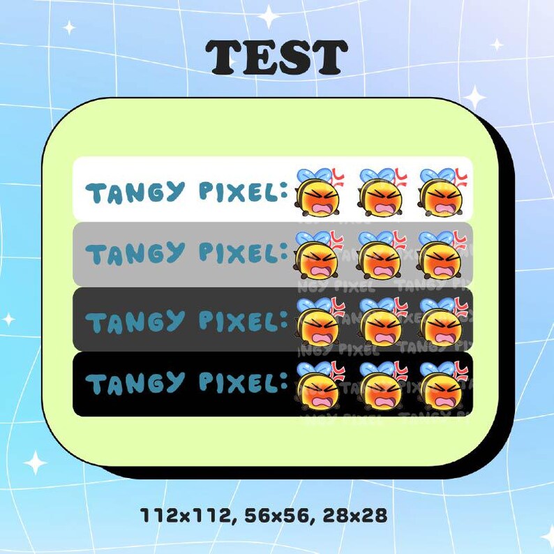 Animated Bee Mad Emote for Twitch, Discord, Youtube (digital Download ...