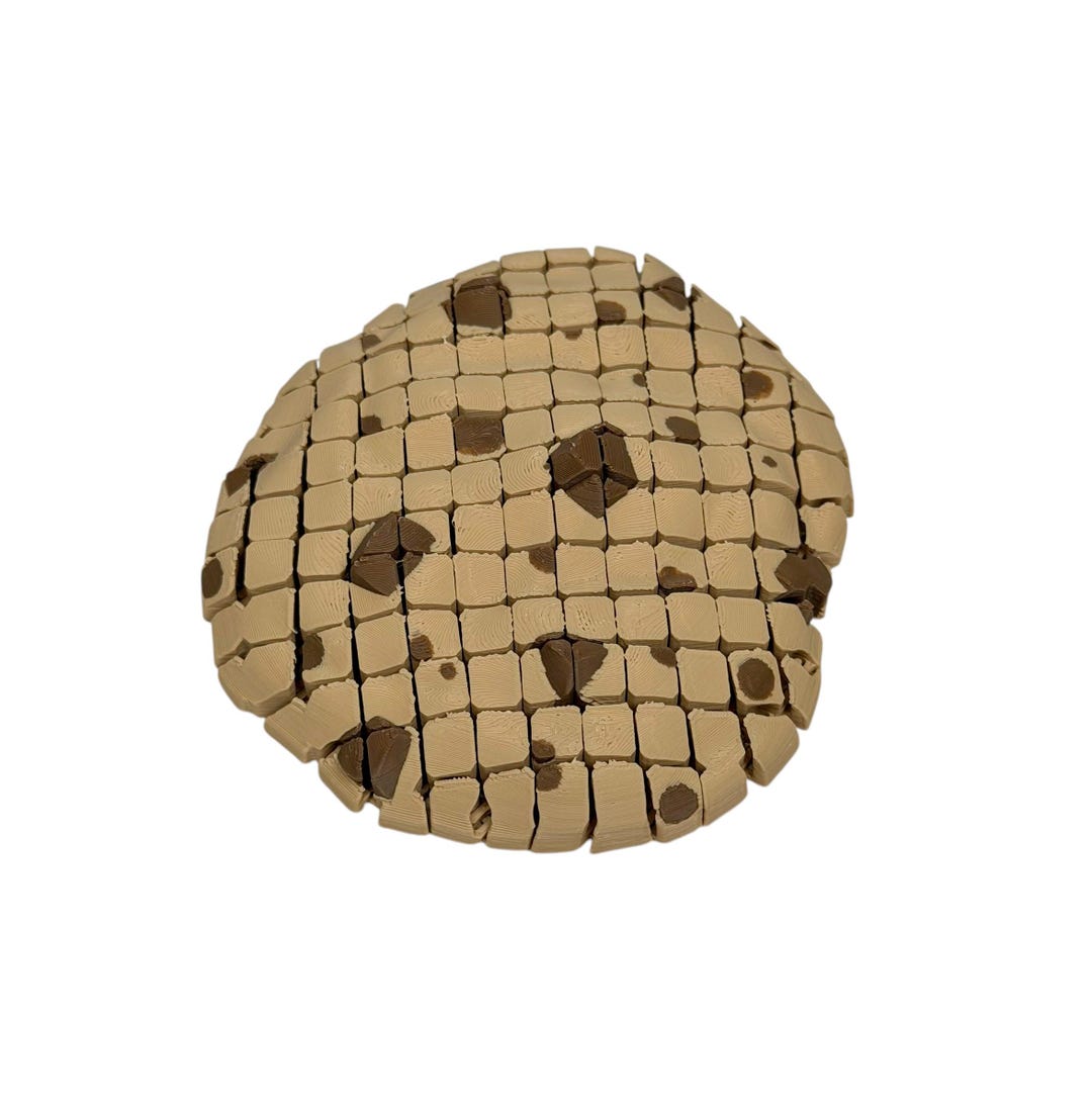 Mesh Floppy Chocolate Chip Cookie Fidget - Etsy