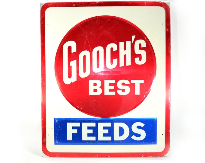 Vintage Metal Feed Sign - Etsy