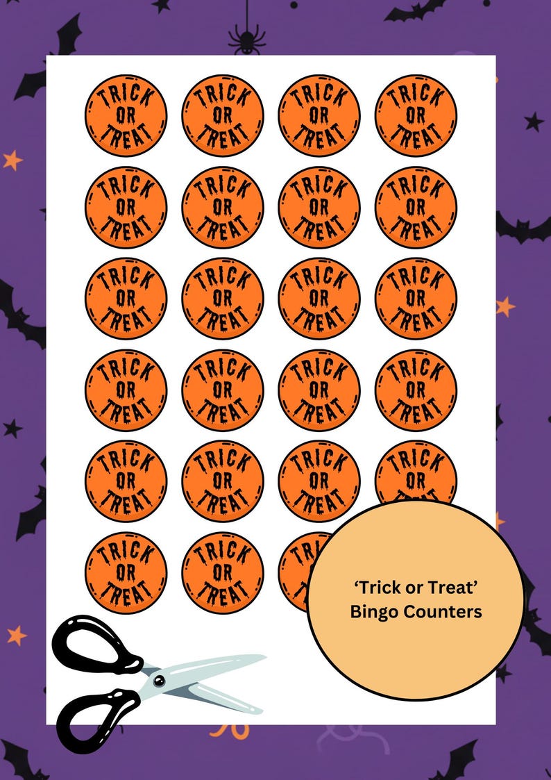 Printable Halloween Bingo Game: 30 Unique Cards (digital Download) - Etsy