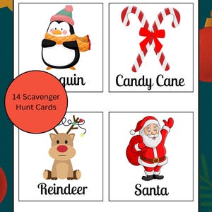Christmas Scavenger Hunt Game | Holiday Party Activity (printable PDF ...