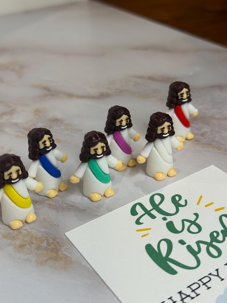 He is Risen Mini Jesus Figure Easter Class Gift | Personalized ...