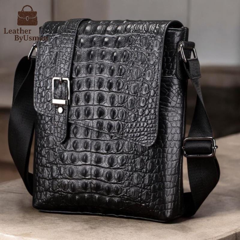 Men Crocodile Briefcase - Etsy