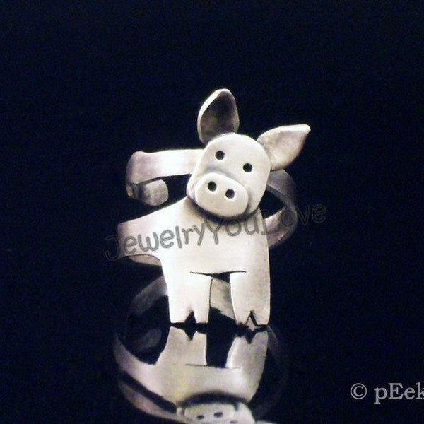 Pig Ring - Etsy