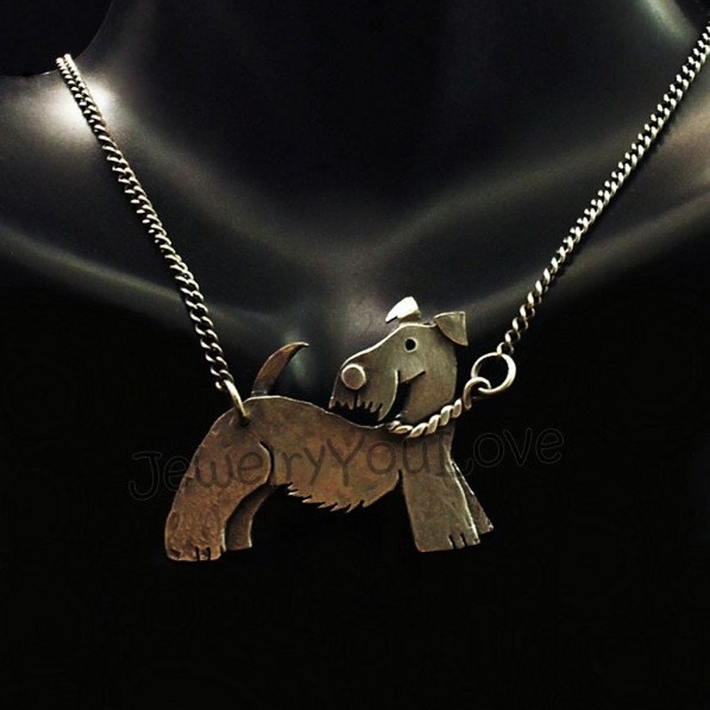 Schnauzer Pendant - Etsy