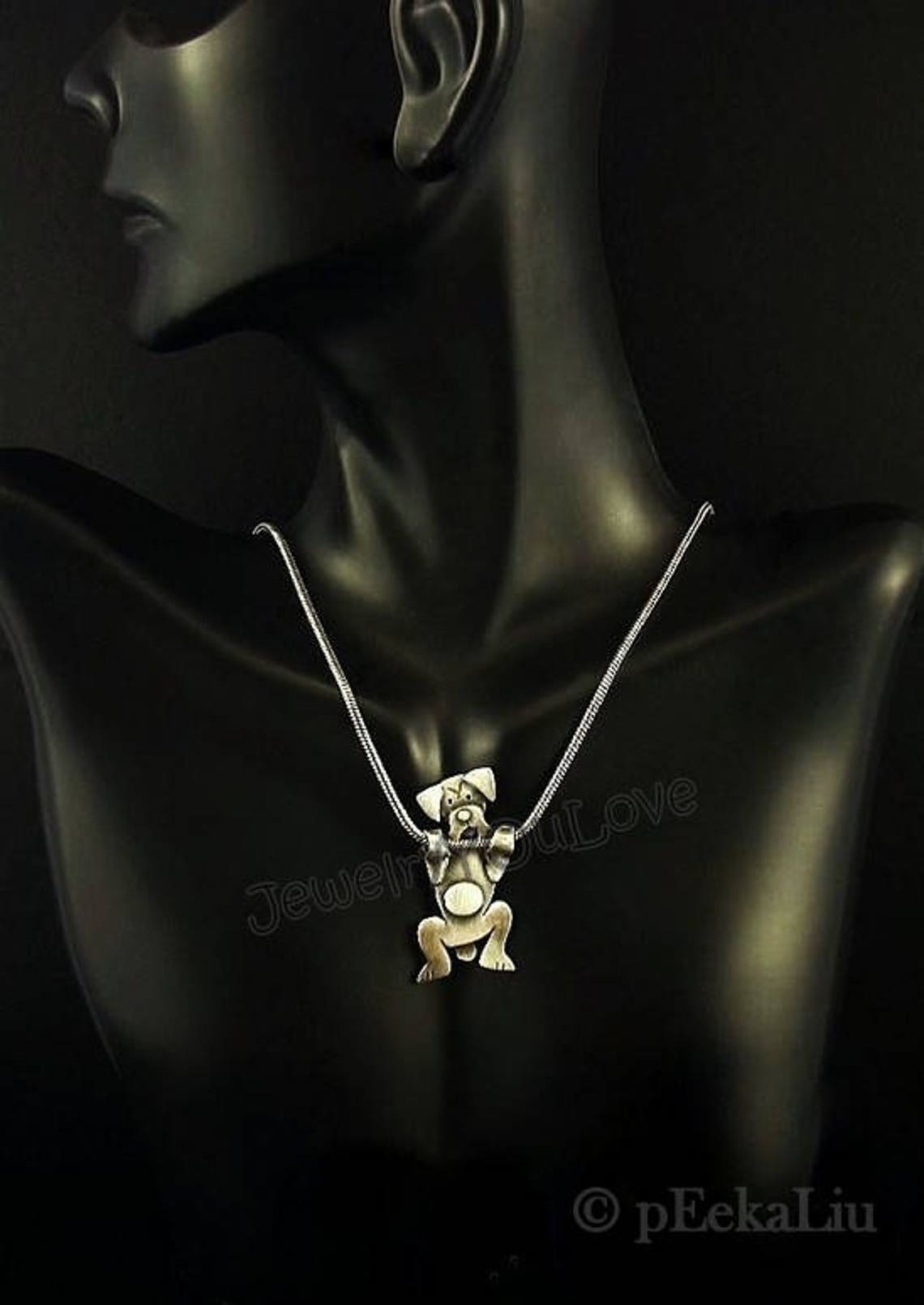 Boxer Necklace / Sterling Silver Dog/pet Boxer Necklace Ruby - Etsy UK