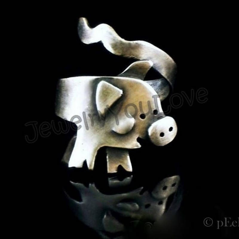 Pig Ring - Etsy