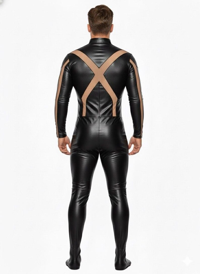 Men’s Genuine Leather Catsuit – Cosplay Jumpsuit - Etsy