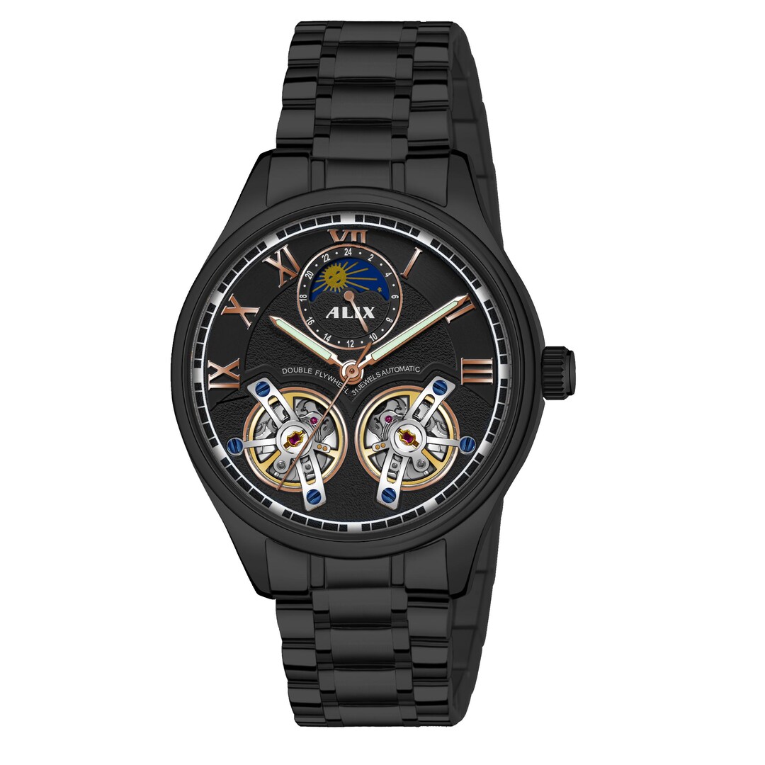 ALIX Automatic Watch – Stainless Steel Bracelet, 41mm Case - Etsy