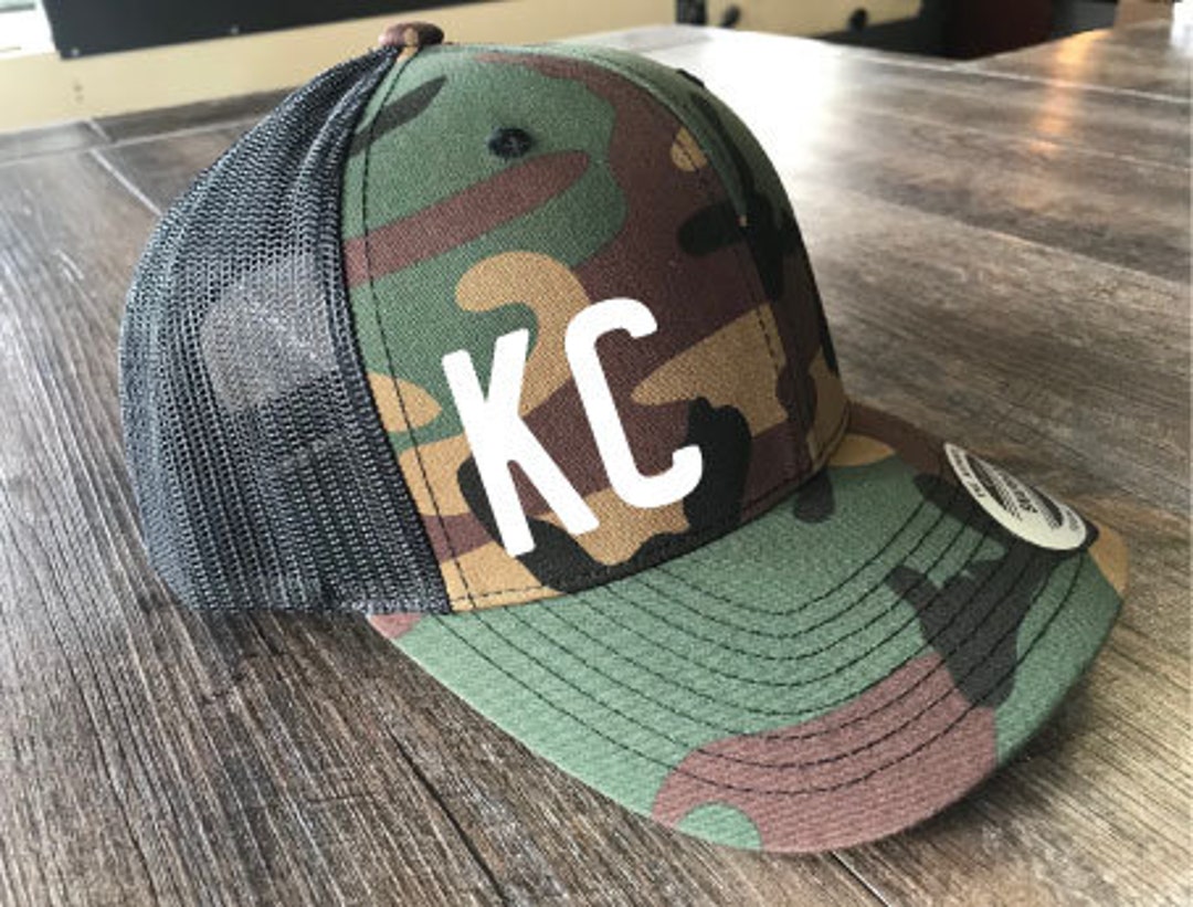 KC Camo Trucker Hat | Camo Trucker Hat | Structured | Slightly Curved ...