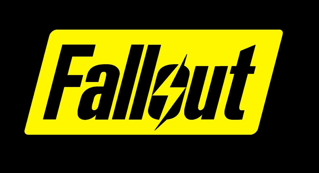 Fallout Vinyl Sticker: Permanent Adhesive - Etsy