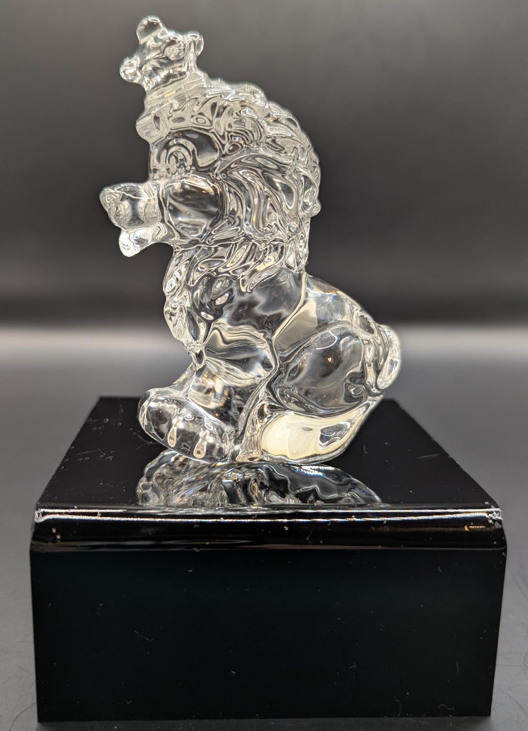 Rare-discontinued Princess House - King of the Jungle - "crystal ...