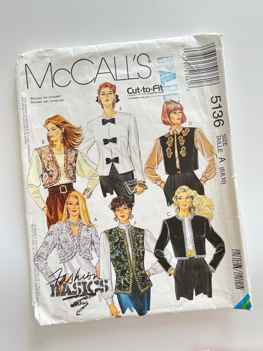 3 Vintage Sewing Pattern Packages | Sewing Pattern Package | BUTTERICK ...