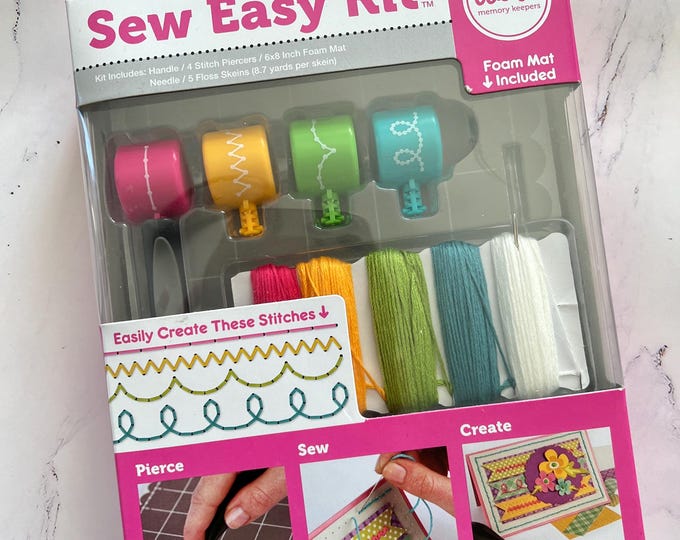 Sew Easy Kit, We R Memory Keepers Sew Kit With Foam Mat - Etsy