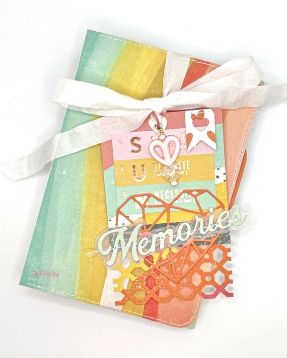Summer Mini Album | File Folder Mini Album | Handmade Mini Album ...