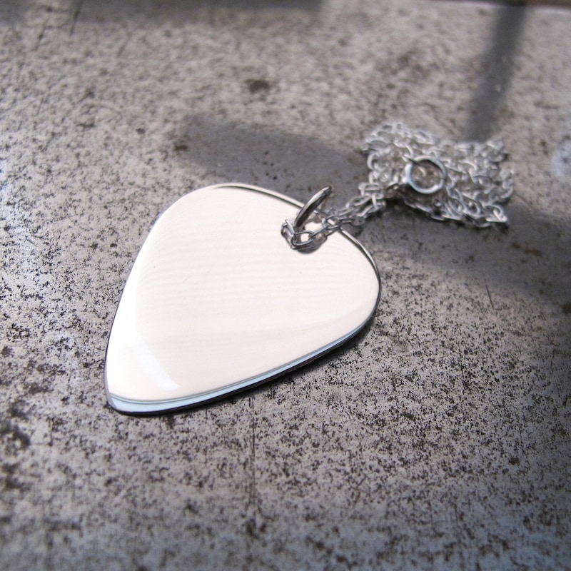 Silver Guitar Picks - Etsy