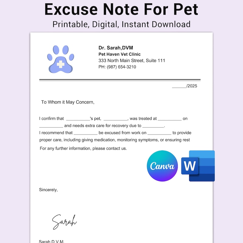 Veterinary Doctors Notes - Etsy