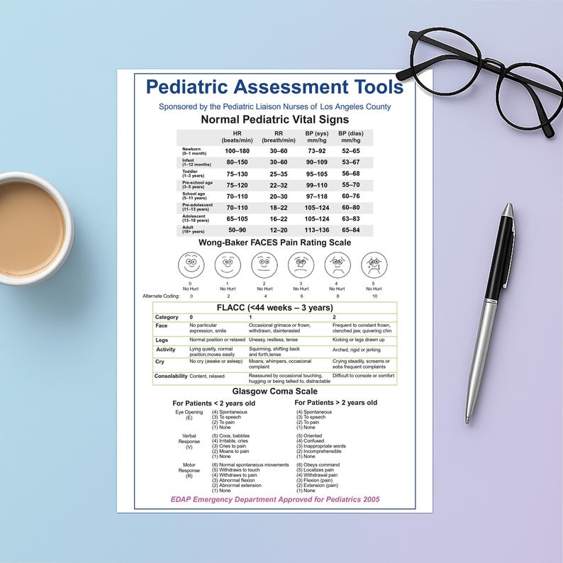 Pediatric Nurse Report Sheet | Pediatric Nursing Assessment Head to Toe ...