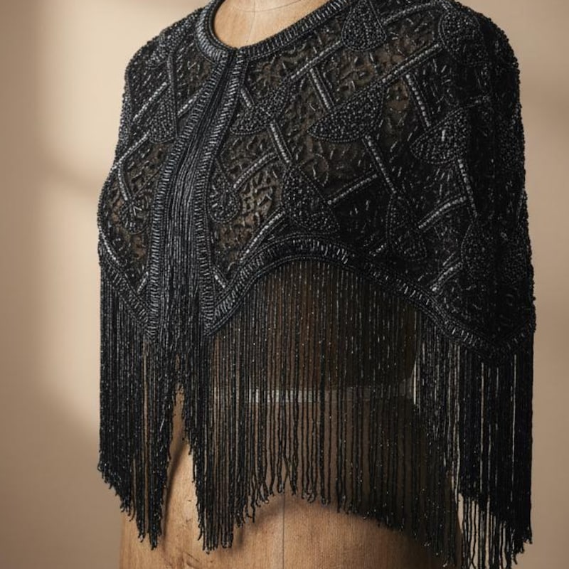 Beaded Cape Shawl Collar - Etsy