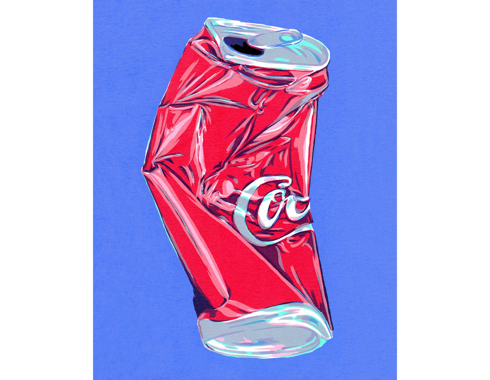 Coke Art Print Original Soda Wall Art Drink Artwork Bar Cart - Etsy