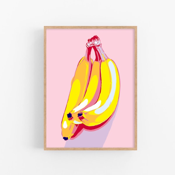 Banana Print - Etsy
