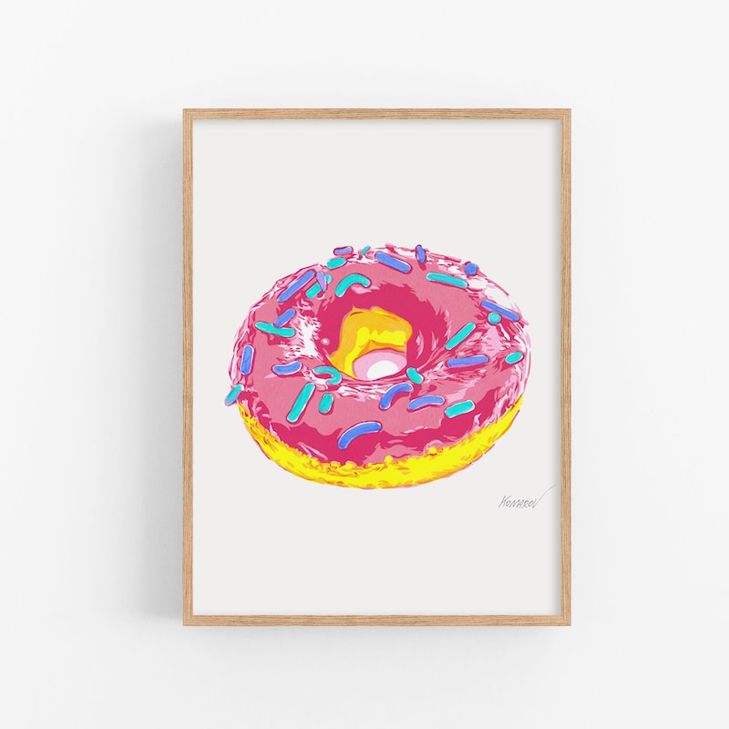 Donut Art - Etsy