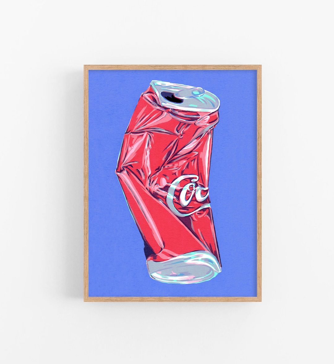 Coke Art Print Original Soda Wall Art Drink Artwork Bar Cart Coca-cola ...