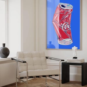 Coke Art Print Original Soda Wall Art Drink Artwork Bar Cart Coca-cola ...