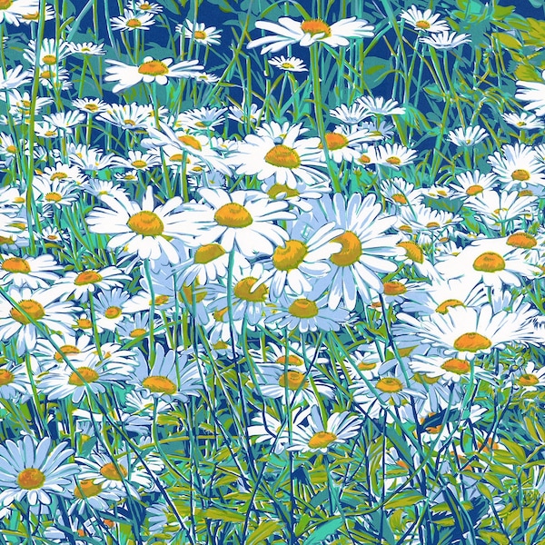 Daisy Painting - Etsy