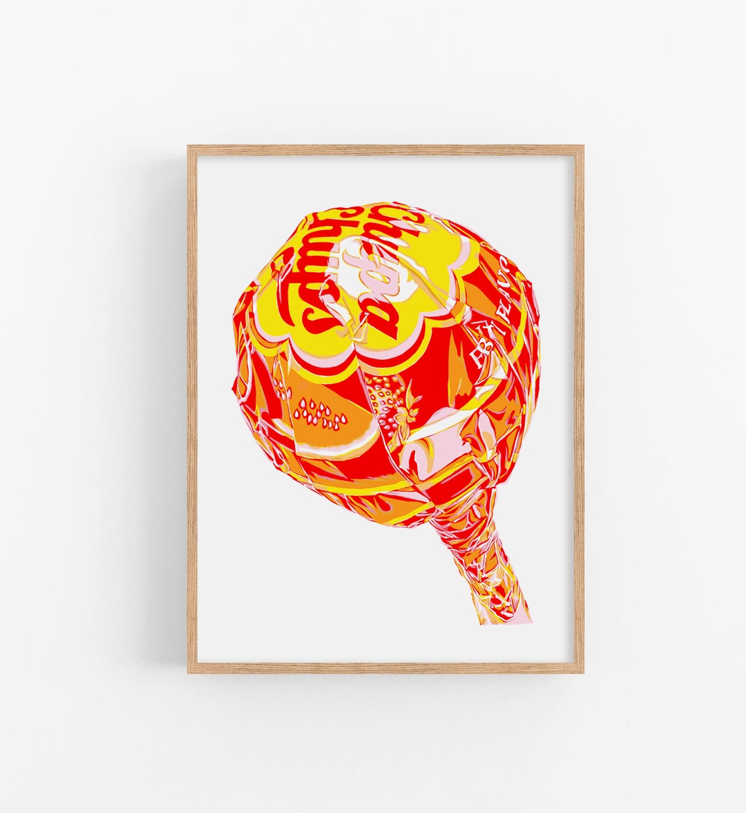 Lollipop Art Print, Colorful Kitchen Pop Art Poster - Etsy