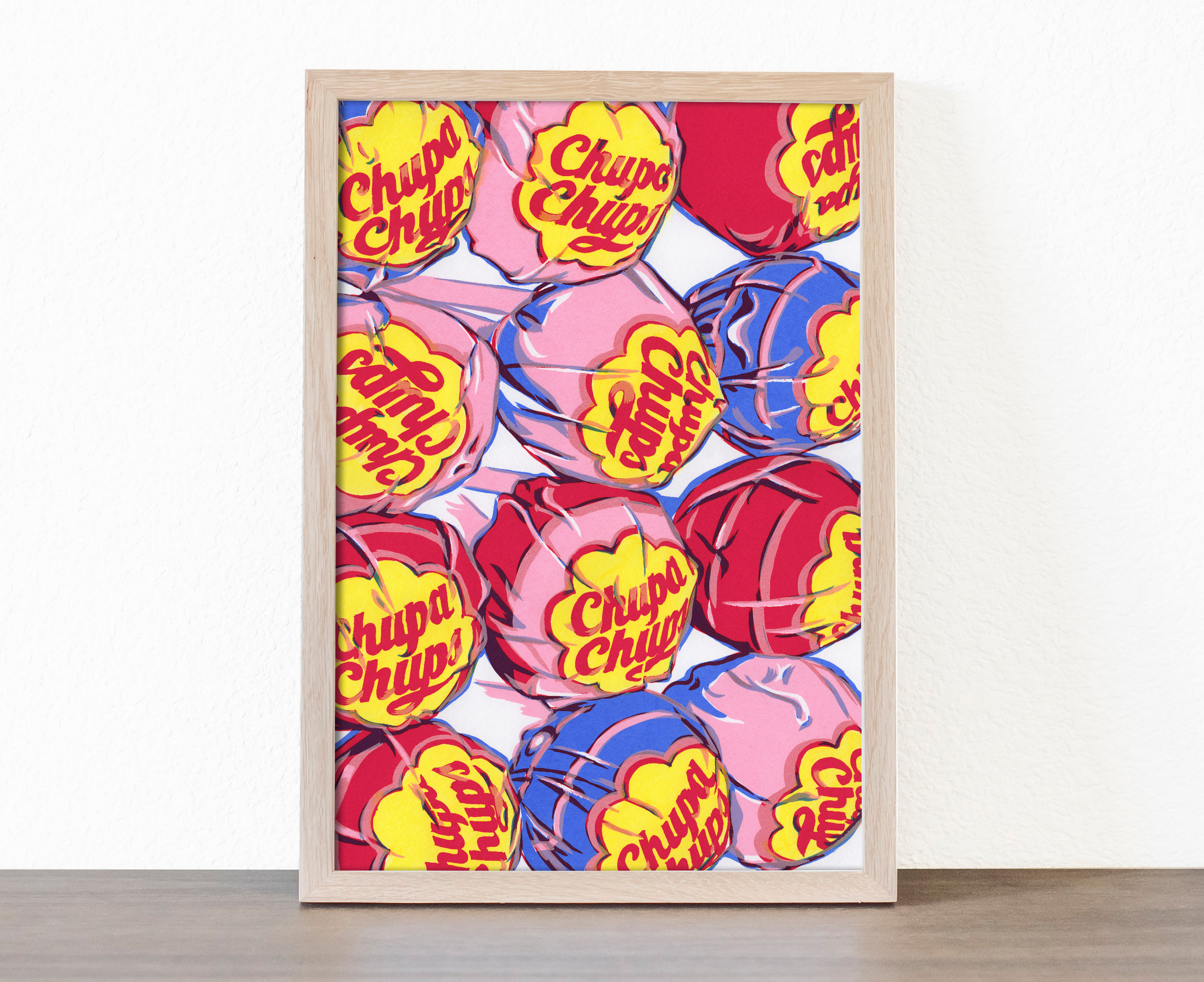 Pop Art Food Painting