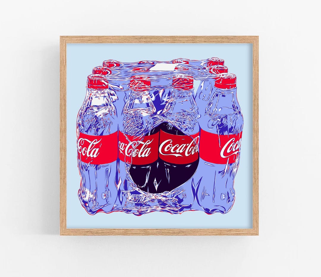 Coca-cola Art Print Drink Wall Art Kitchen Poster Pop Art Print Soda ...