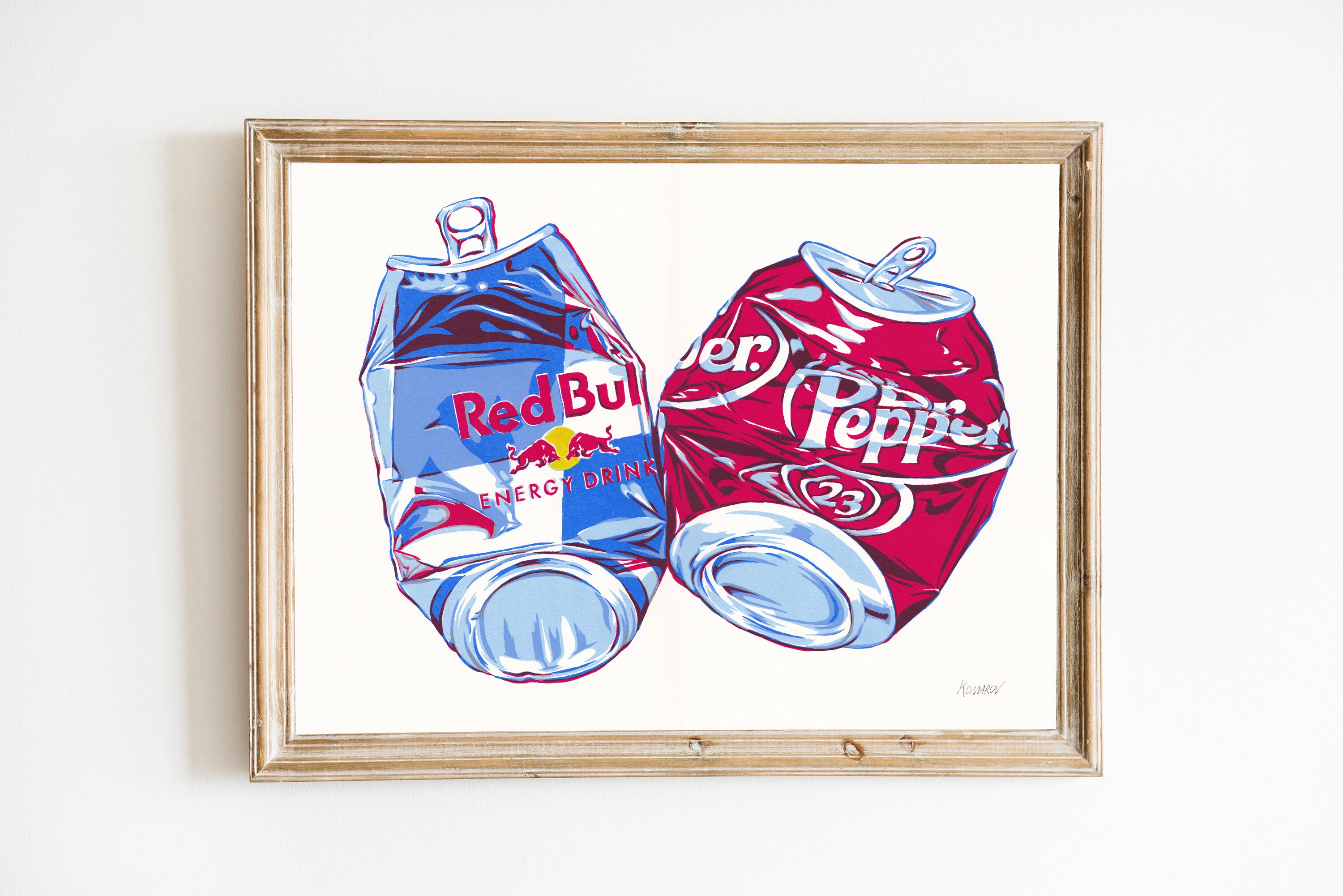 Red Bull Can Art