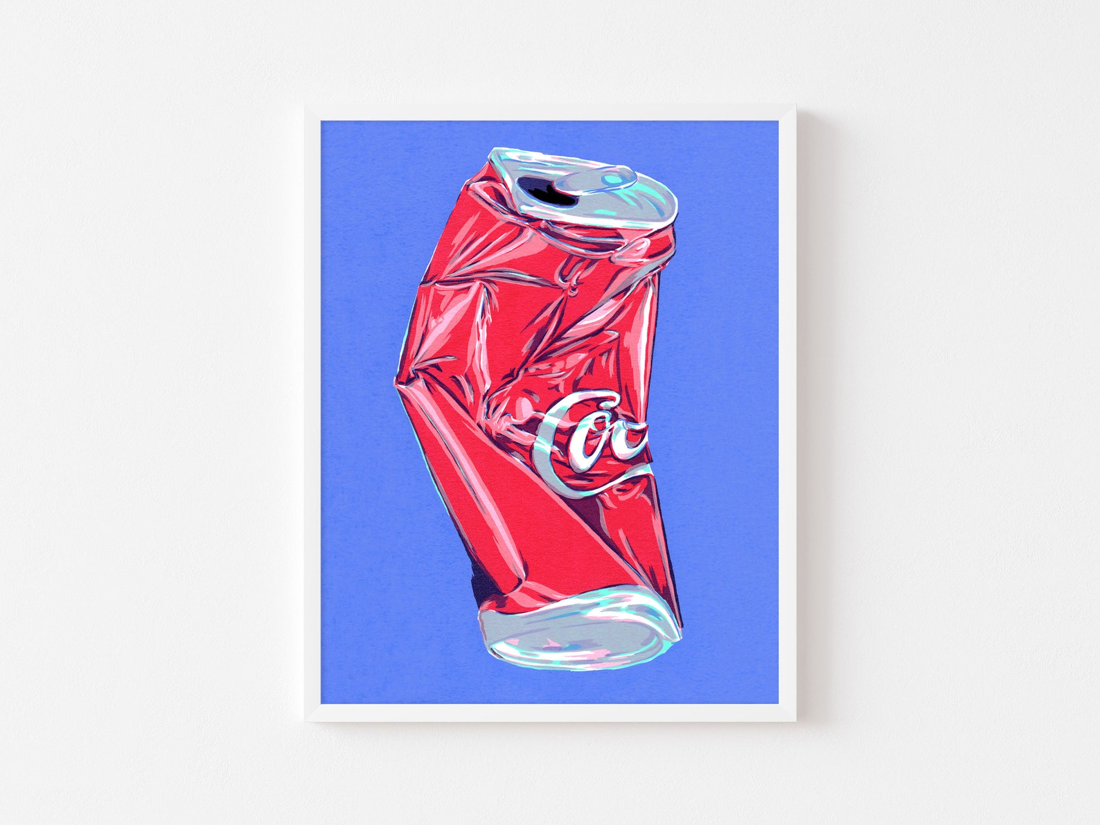 Coke Art Print Original Soda Wall Art Drink Artwork Bar Cart - Etsy