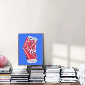Coke Art Print Original Soda Wall Art Drink Artwork Bar Cart Coca-cola ...