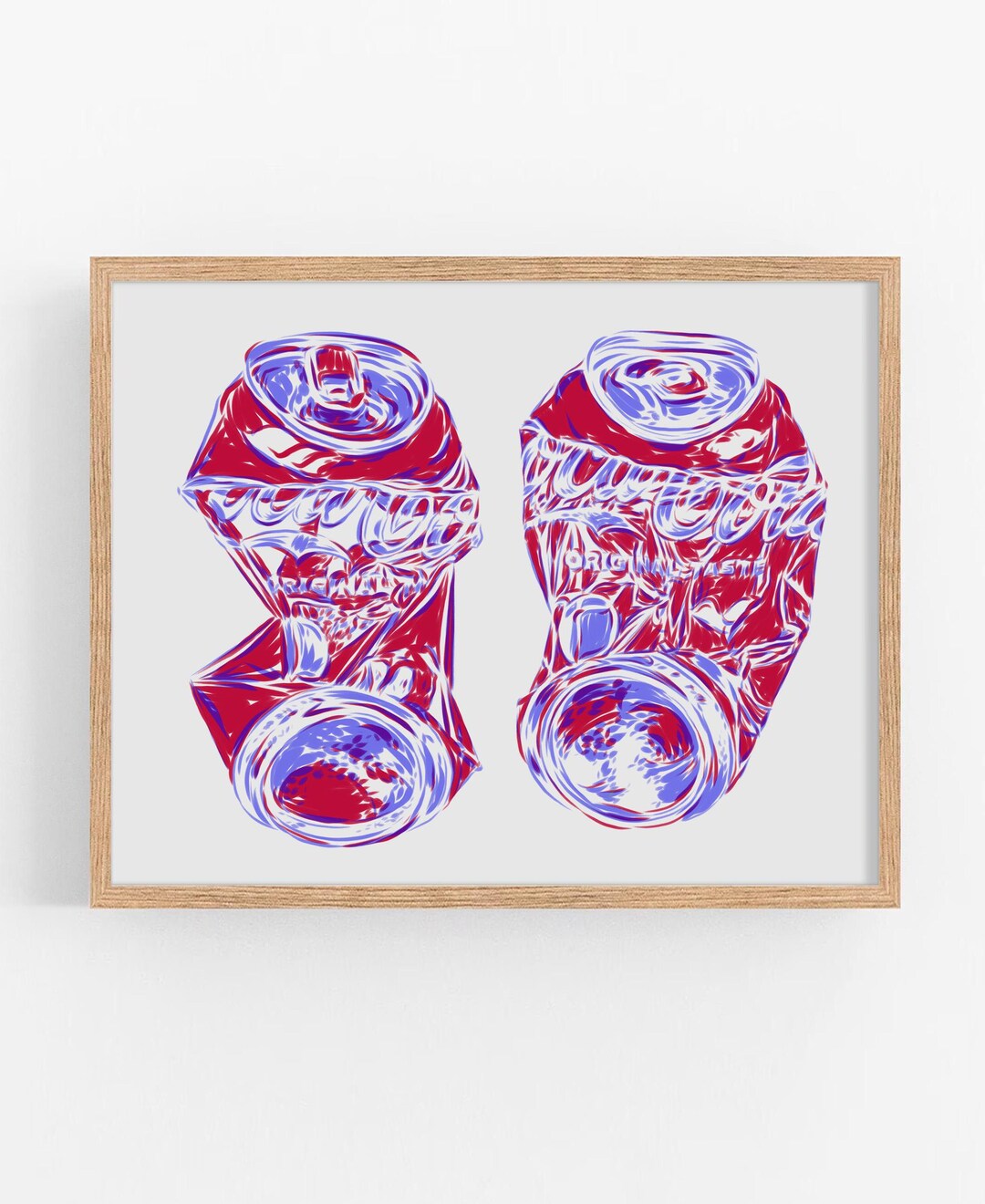 Coca Cola Dance Art Print Coke Poster Drink Wall Art Red Kitchen ...