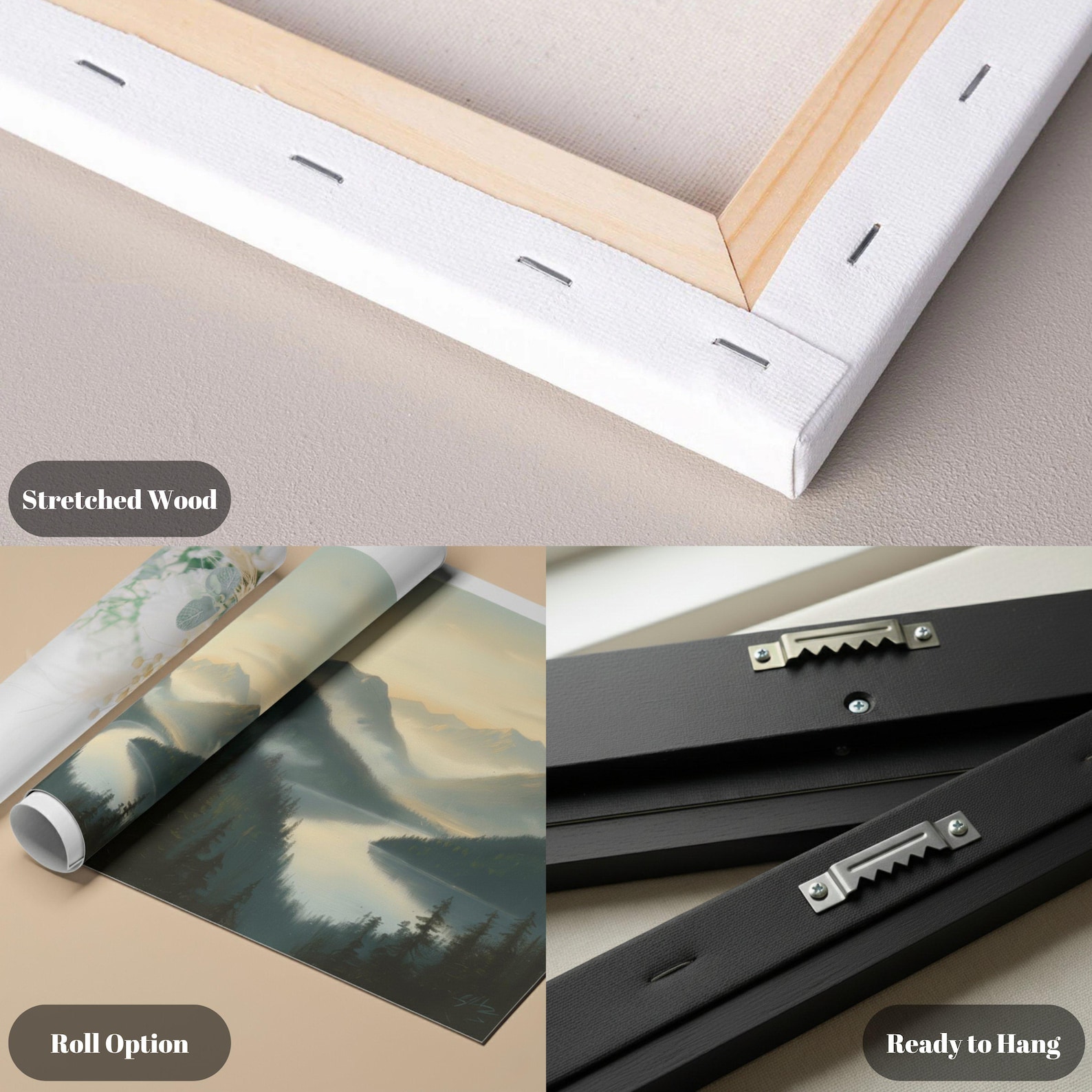 Mark Rothko Abstract Canvas Wall Art, Bold Color Blocks in Purple and ...