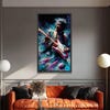 Abstract Rock Formation Wall Art - Earthy Layered Design Canvas Print ...