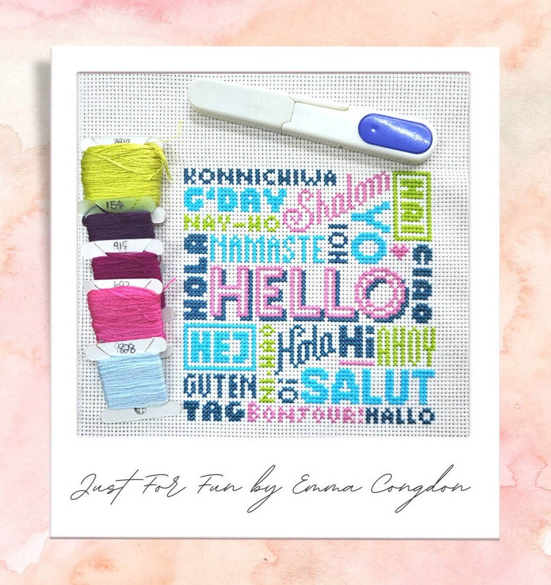 Just for Fun by Emma Congdon Completed Work Ready for - Etsy