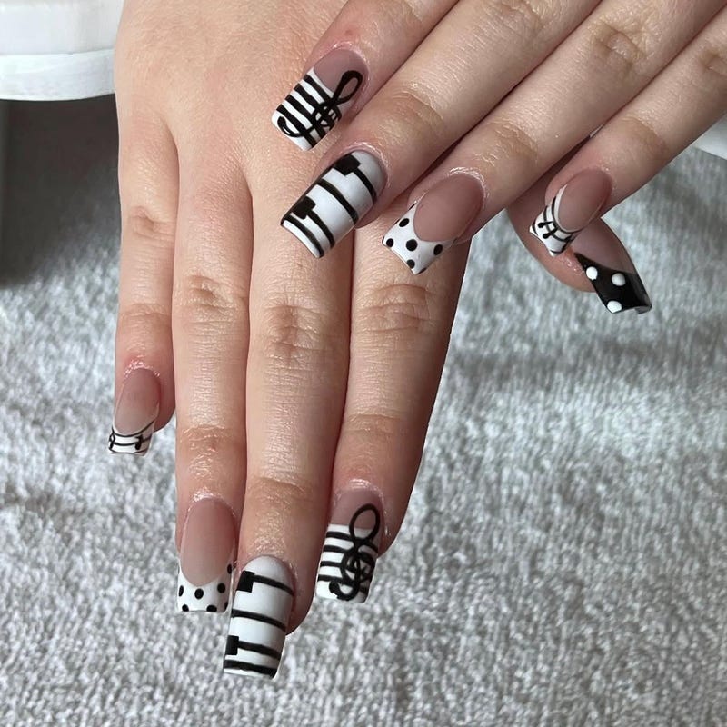 Piano Nail Set - Etsy