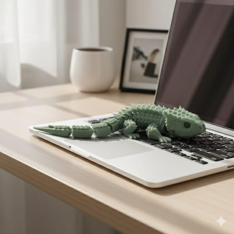 Articulated Lizard Dragon STL File | 3D Flexi Lizard Toy Pet Gift for ...