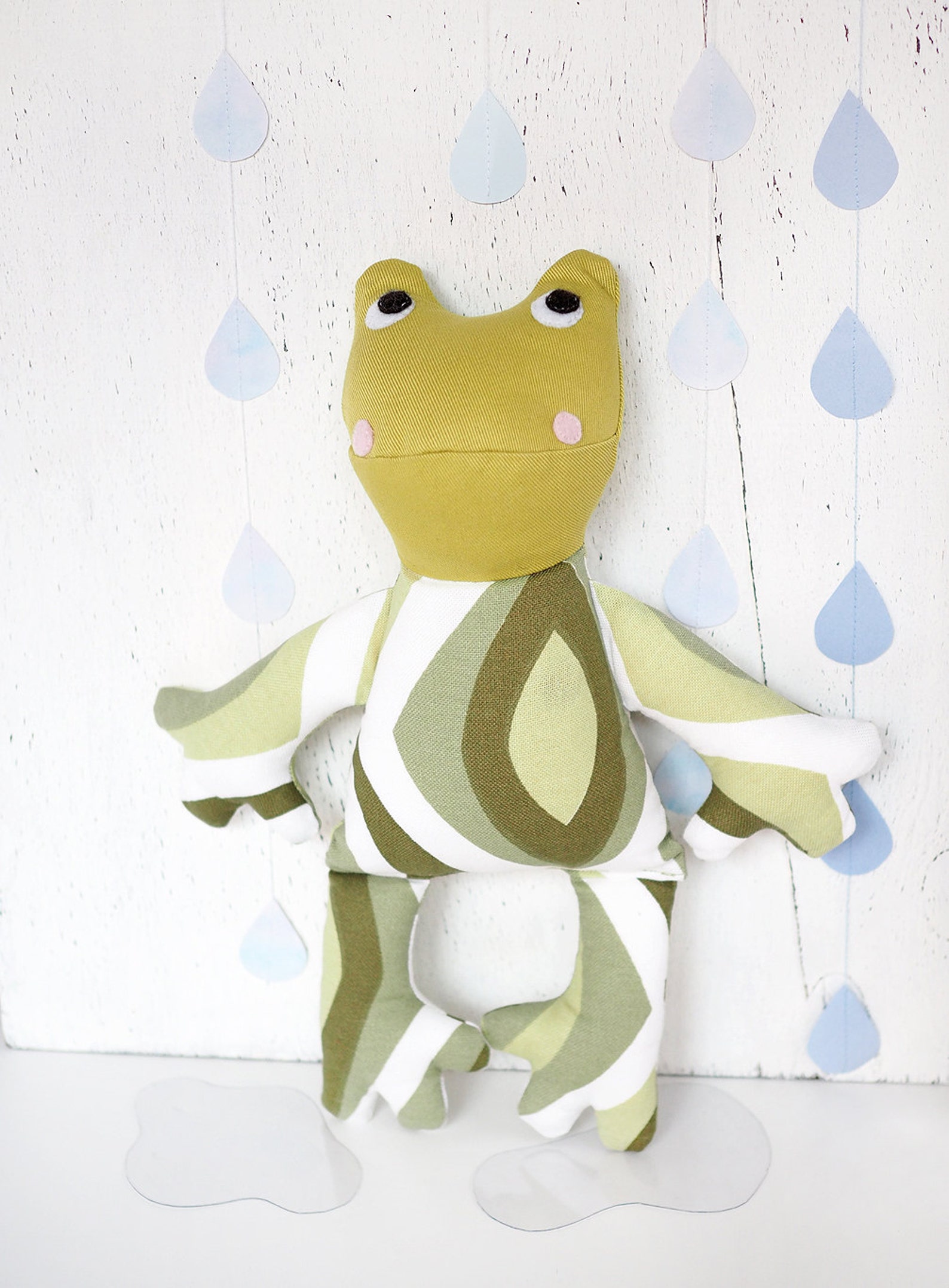 Frog Easy Sewing Pdf Pattern. Stuffed Toy Frog Sewing Pattern - Etsy
