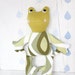 Frog Easy Sewing Pdf Pattern. Stuffed Toy Frog Sewing Pattern for ...